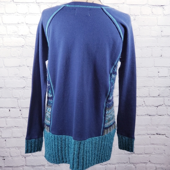 ruby moon | Sweaters | Anthro Ruby Moon Womens Blue Green Sweater ...